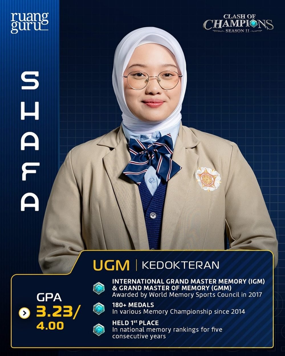 DELAPAN PESERTA TERELIMINASI DI CLASH OF CHAMPION SEASON 2, SHAFA UGM ...